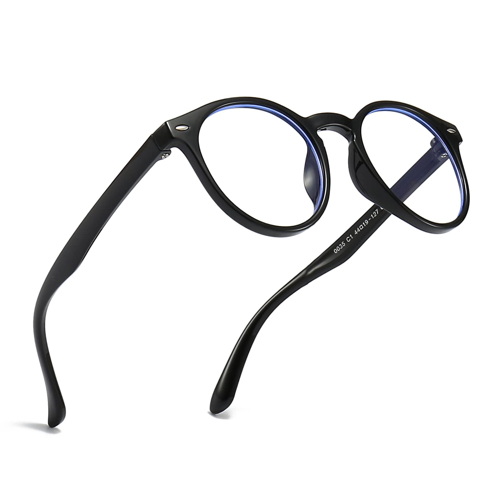 SANHOOPOLO Kids Blue Light Blocking Glasses 3 Pack Kids Computer Gaming Blue Blockers Glasses for Boys Girls Age 3-11 (Black + Dark blue + Light grey)