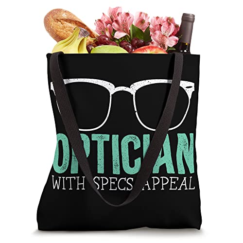 Optician With Specs Appeal Eye Doctor Ophthalmology Tote Bag
