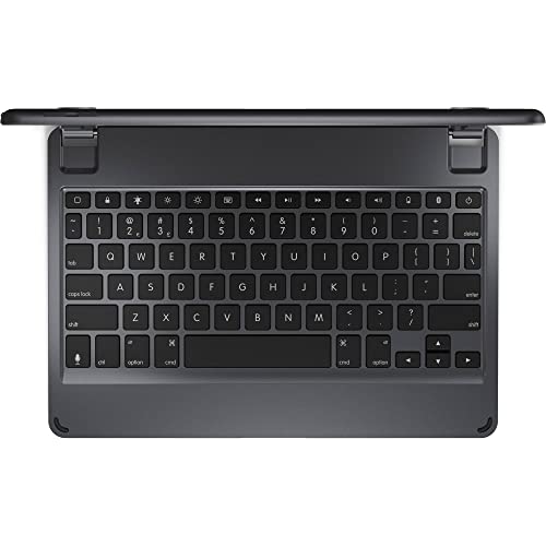 Brydge 10.2 Wireless Keyboard | Compatible with iPad (7th Gen, 2019 & 8th Gen, 2020) | Backlit Keys | Long Battery Life | (Space Gray)