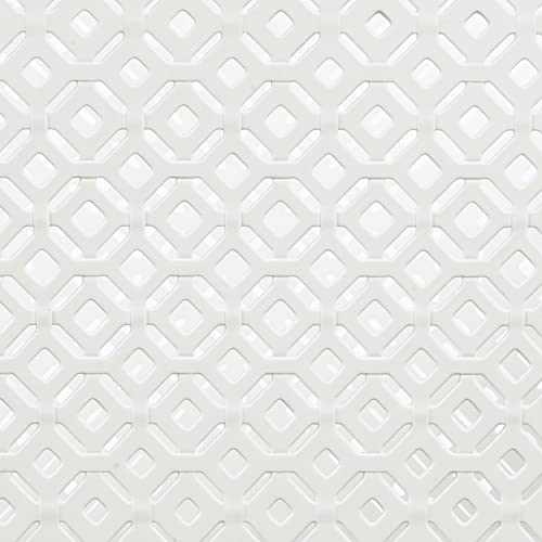 Curver Terrazzo x4 Small Rectangular Storage Basket 4.5L - White