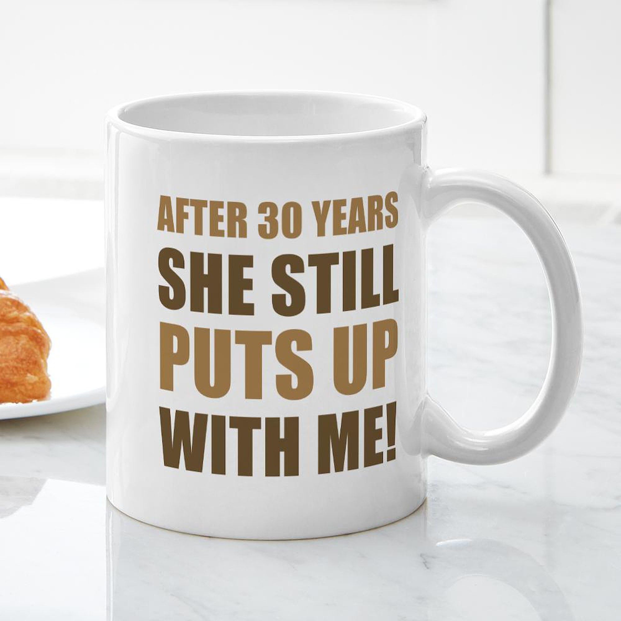 CafePress 30Th Anniversary Humor For Men Mug Ceramic Coffee Mug, Tea Cup 11 oz