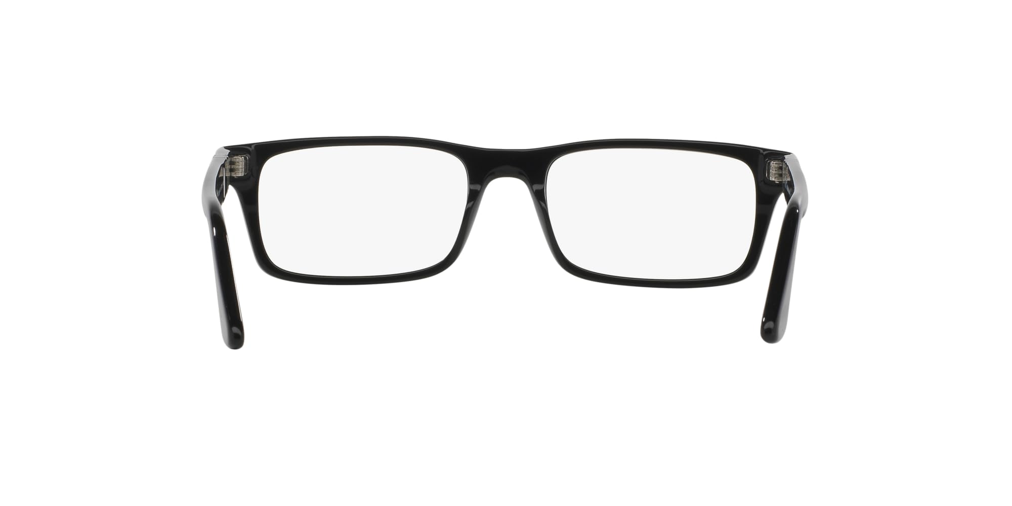 Persol PO3050V Rectangular Prescription Eyewear Frames, Black/Demo Lens, 55 mm