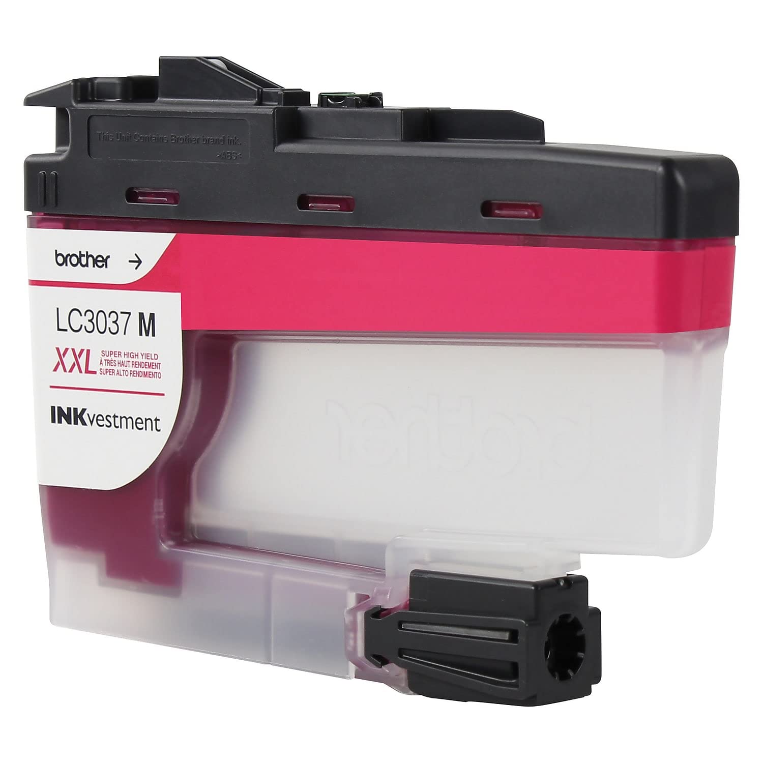 Brother Genuine LC3037M, Single Pack Super High-Yield Magenta INKvestment Tank Ink Cartridge, Page Yield Up to 1,500 Pages, LC3037, Amazon Dash Replenishment Cartridge