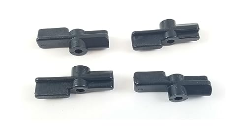 F100052035 x4 Pop Up Camper Black Turn Knobs for Door and Stove - 4 Pack F100052035 x4