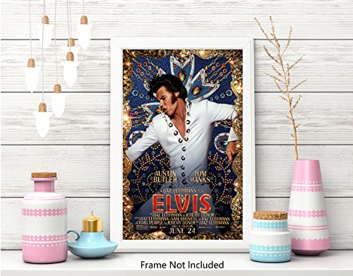 Elvis 2022 Movie Unframed Wall Decor Poster 16x24