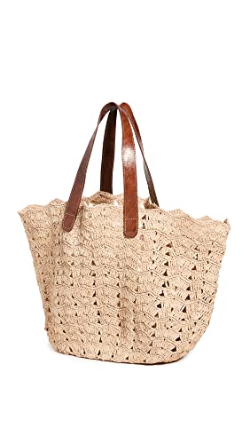 Mar Y Sol Women's Paros Tote Bag, Natural, Tan, One Size