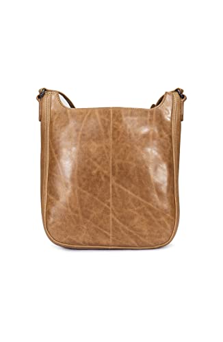 Frye Womens Melissa Magazine Crossbody Bag, Beige, One Size US