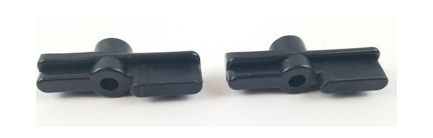 F100052035 x2 Pop Up Camper Black Turn Knobs for Door and Stove - 2 Pack F100052035 x2