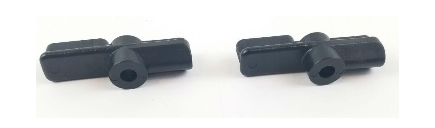 F100052035 x2 Pop Up Camper Black Turn Knobs for Door and Stove - 2 Pack F100052035 x2
