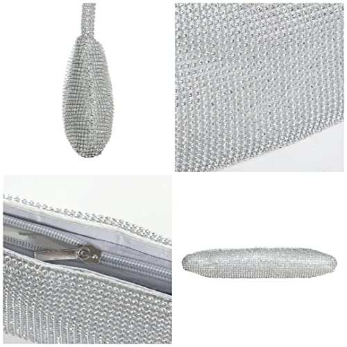 cuiab rhinestone purse,silver purse,evening bag,sparkly purse,glitter purse,rhinestone bag,silver clutch