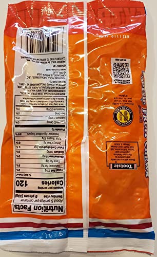 Tootsie Fruit Chews Extra Value Bag - Assorted Bag of Flavorful Fruit Rolls - 5.83oz (1 Bag)