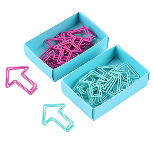 12PcsShape Paper Clips Metal Funny Document Clips for School Office Bookmark Marking Organizing Stationery Supplies(Light Blue)