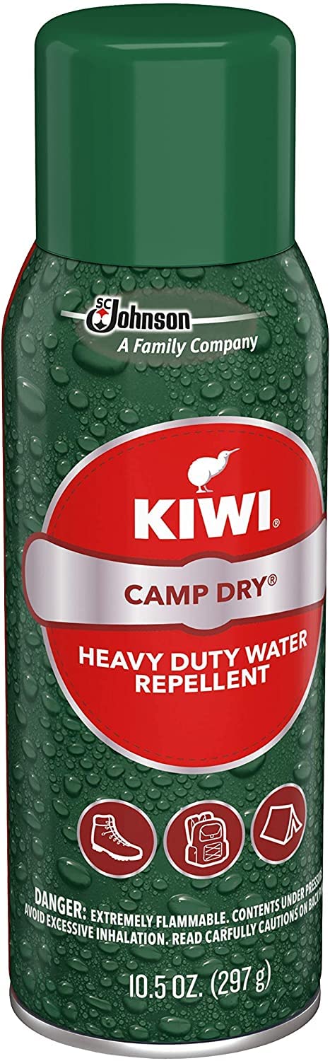 Kiwi Heavy Duty Water Protector, Camp Dry, Long Lasting & Breathable Water Protection, Effective on Leather, Canvas, Outdoor Gear & All Breathable Material, 10.5 OZ (Pack of 6)