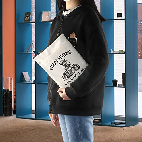 Granger's Quote Book Sleeve Fantasy Novels Lover Gift GRANGER'S Light Reading Club Est. 1991 Waterproof Zipper Pouch (GRANGER'S Light)