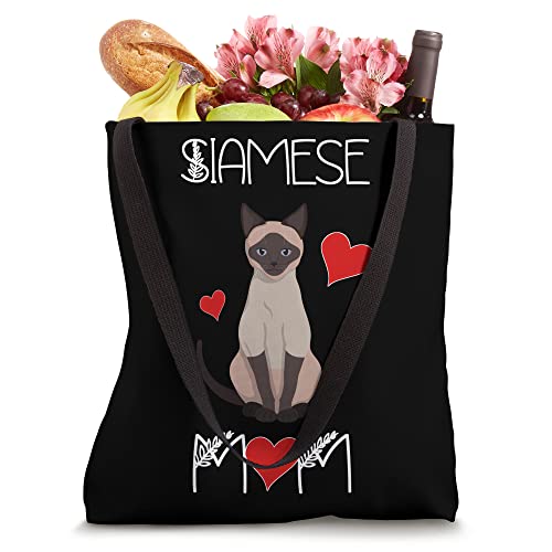 Siamese Mom Cat Loving Apparel Siamese Cat Tote Bag