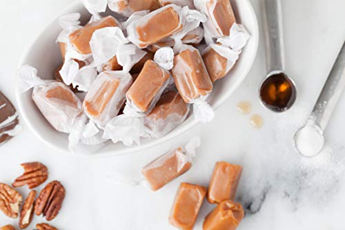 Tara's All Natural Handcrafted Gourmet Sea Salt Caramel: Small Batch, Kettle Cooked, Creamy & Individually Wrapped - 20 Ounce
