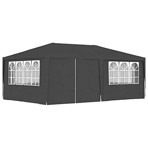 WIFESE Pop Up Canopy 13′x20′(6x4 m) Outdoor Tent with Sidewalls Gazebo Tent for Camping Screen House Door Awnings Exterior Patio Gazebo Waterproof Canopy Sun Shade Shelter Backyard,Garden Anthracite