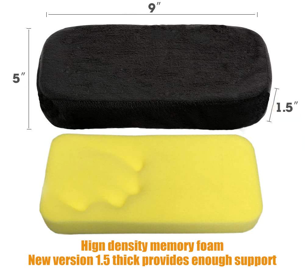 Sunnors Chair Armrest Pads,Memory Foam Office Chair Arm Covers and Elbow Pillow for Elbows and Forearms Pressure Relief(Set of 2)