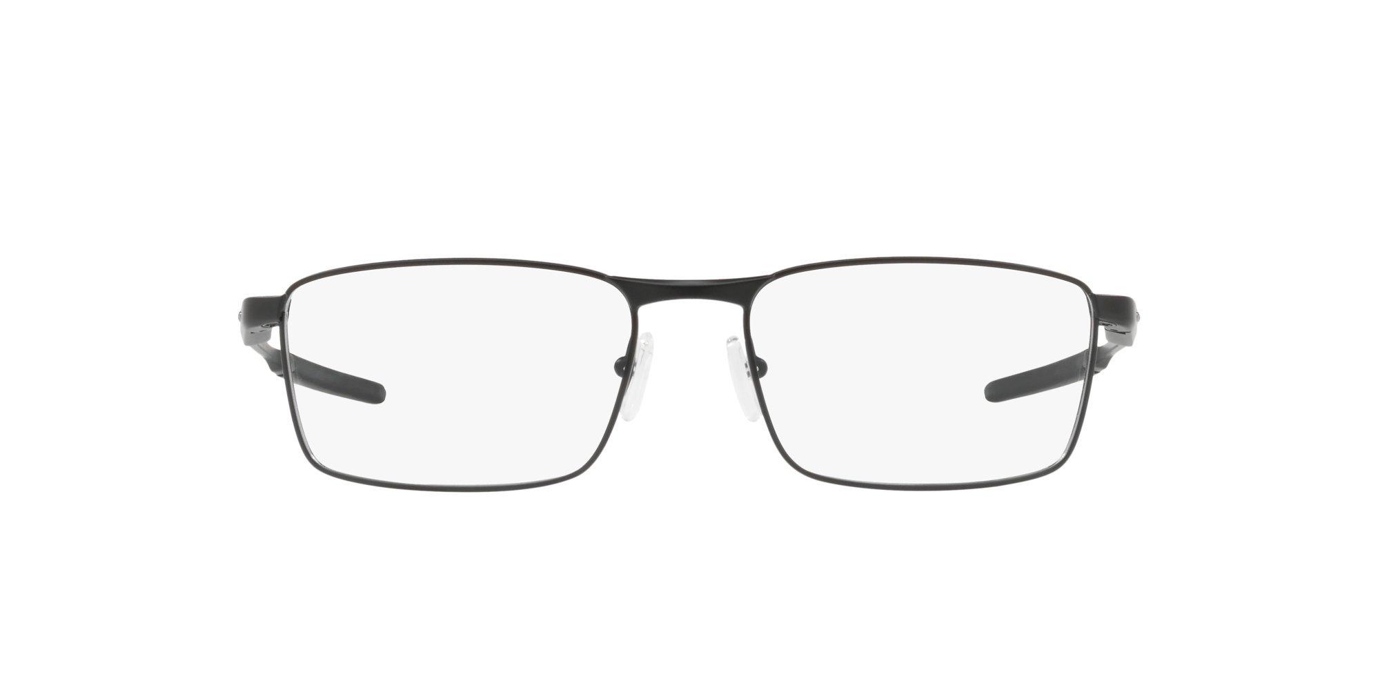Oakley Men's Ox3227 Fuller Rectangular Prescription Eyeglass Frames, Satin Black/Demo Lens, 57 mm