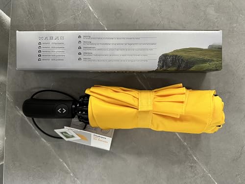 Chakipee Travel Inverted Umbrella Compact Windproof- Automatic reverse Umbrellas for Rain - Folding Portable 48inch Span, 10 Ribs Large Umbrella