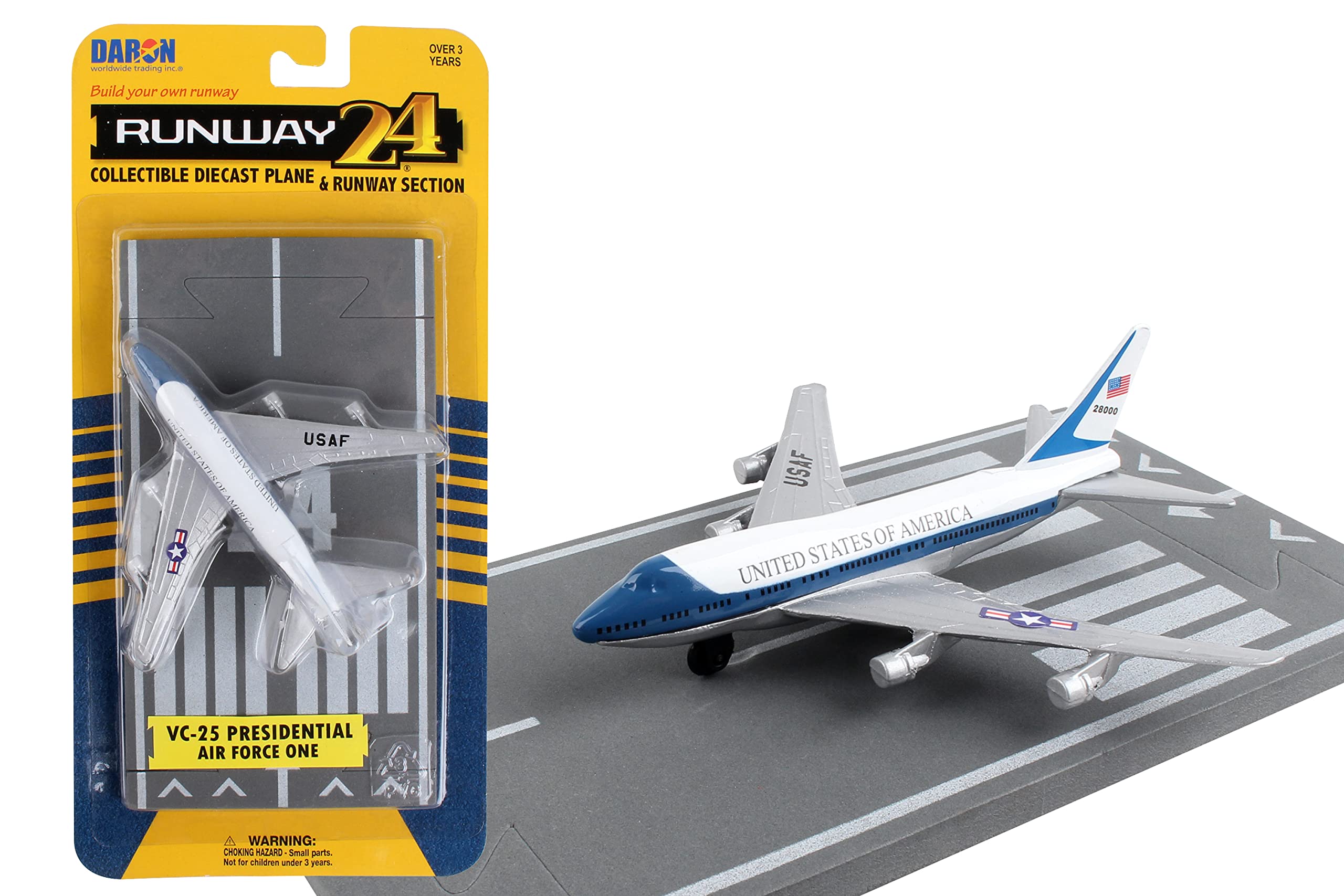 Daron Worldwide Trading RW015 Daron Runway24 Air Force One Boeing 747 Diecast