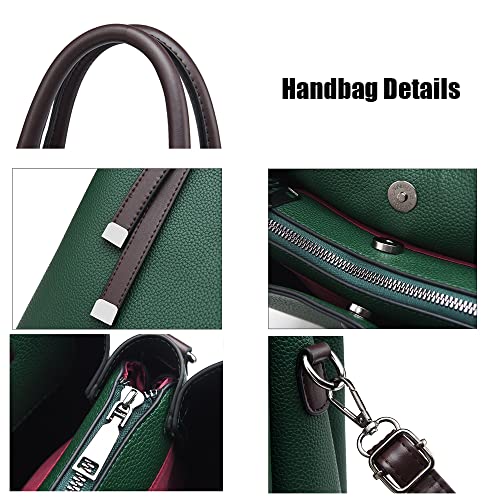 ZiMing® Fashion Handbag Large Capacity Tote Bag Top Handle Handbag Shoulder Bag-White