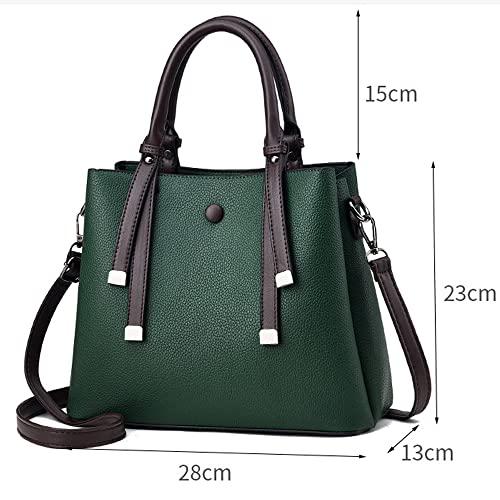 ZiMing® Fashion Handbag Large Capacity Tote Bag Top Handle Handbag Shoulder Bag-White
