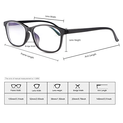 Photochromic Transition Nearsighted Distance Glasses For Men and Women Retro Myopia Glasses TR90 Lightweight Negative Power Shortsighted Eyeglasses Black Full Frame Eyewear Anit UV & Glare Sunglasses