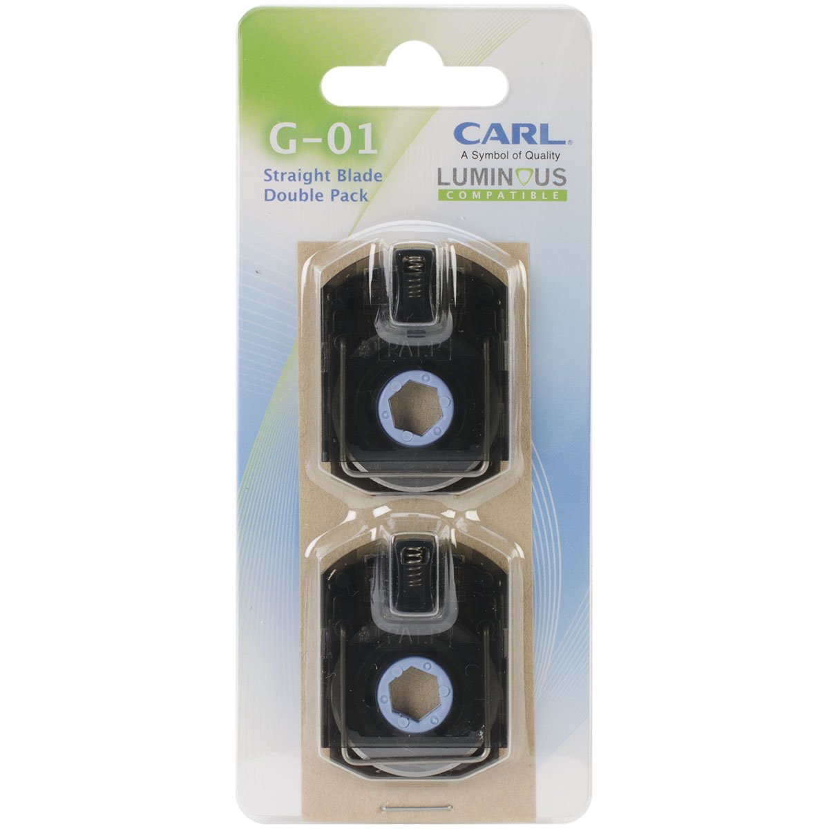 Carl Professional Rotary Trimmer Replacement Blade 2/Pkg-Straight; for RT-200N