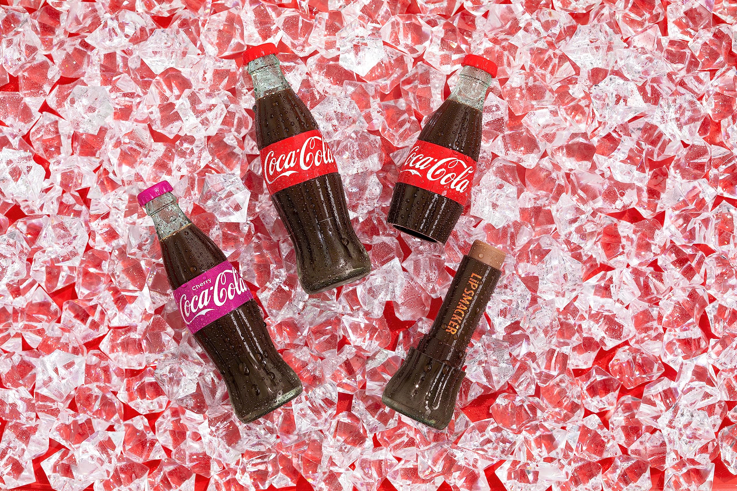 Lip Smacker Classic Coca Cola Bottle Lip Balm Coke Flavored, Lip Care to Moisturize Dry Lips