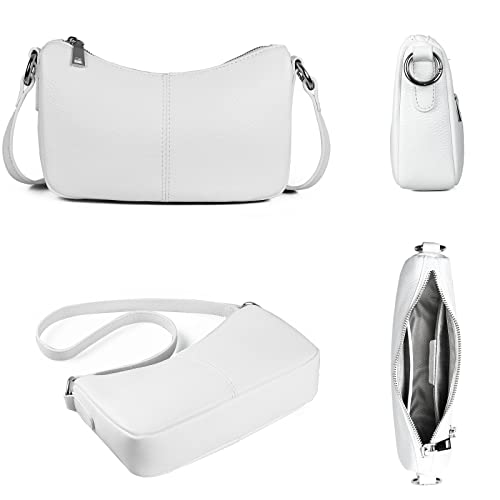 befen White Purse Small Clutch Shoulder Bags Crossbody Handbags for Women