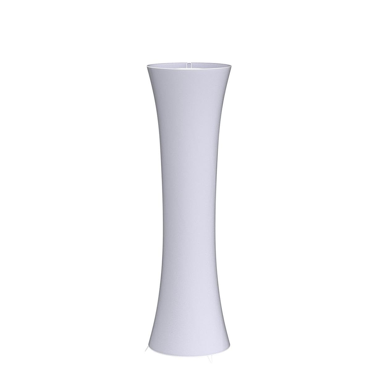 Floor Lamp for Living Room Bedrooms, Contemporary Floor Lamps with White Cloth Fabric Shade, Soft Standing Light Corner Lighting