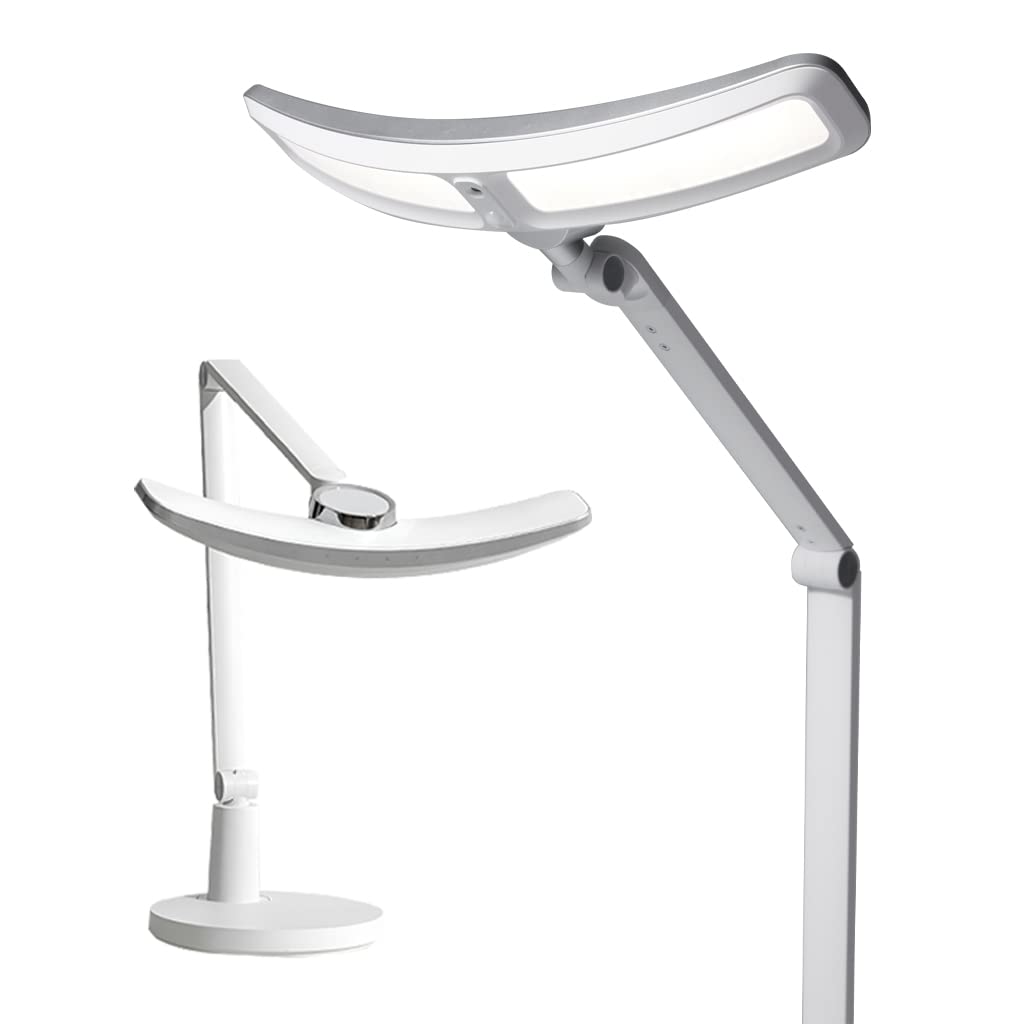 HAPPY NOCNOC Eye-Care eReading Desk Lamp/ Table Lamp/ Task Lamp/ Swing Arm Lamp: Auto-Dimming, CRI 97, Adjustable Temperatures, 51â Wide Illumination Desk Light for Home Office, Bedroom, Living Room