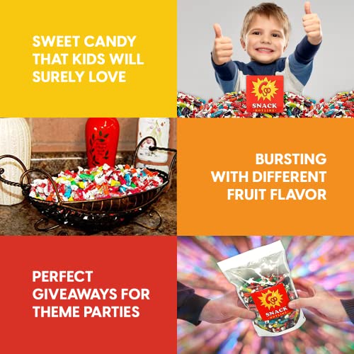 Tootsie Roll Frooties 3 Flavor Mix-Grape-Strawberry-Blue Raspberry-1.75 LB Assortment of Chewy Taffy-Individually Wrapped - Bulk Variety Pack Enclosed in a Secured Heat Sealed Bag by Snack Hotline