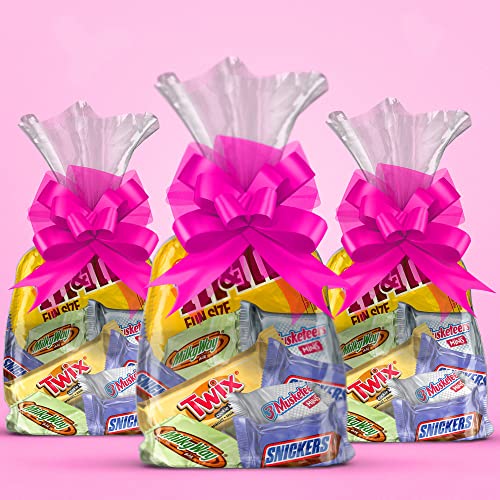 M&M'S PEANUT, SNICKERS, TWIX, MILKY WAY & 3 MUSKETEERS & Easter Chocolate Candy Spring Assortment, 31.3 oz, 100-Piece Bag