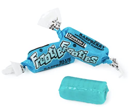 Blue Raspberry Frooties Individually Wrapped Bulk Chewy Tootsie Roll Candy (5 Pound)
