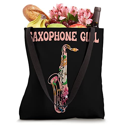 Funny Sxophone Player Saxophonist Jazz - Saxophone Girl Tote Bag