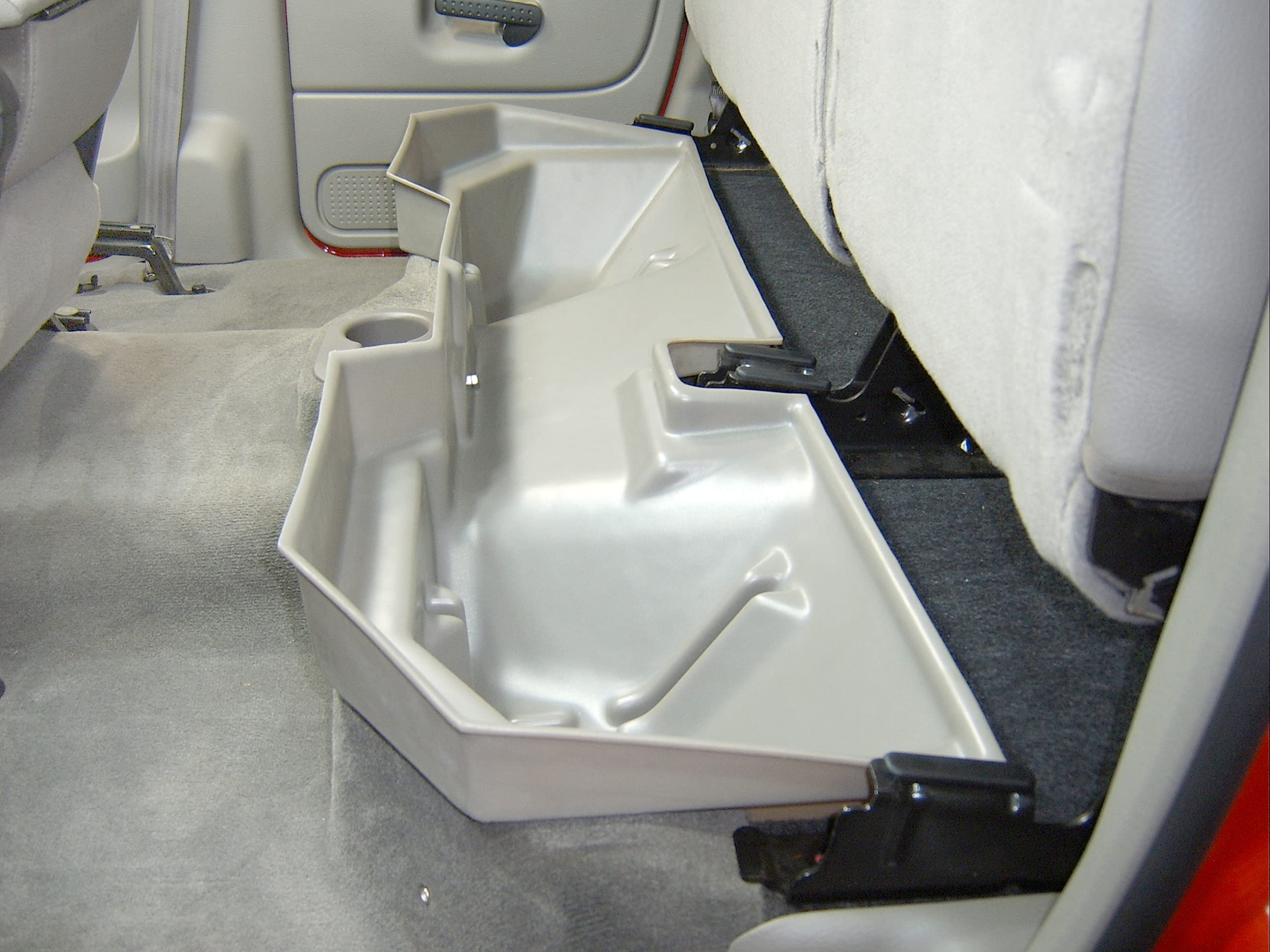 DU-HA Under Seat Storage Fits 02-21 Dodge/Ram 1500 Quad & Crew Cab and 03-21 Dodge/Ram 2500 & 3500 Quad & Crew Cab (Clasic), Dk Gray, Part #30017