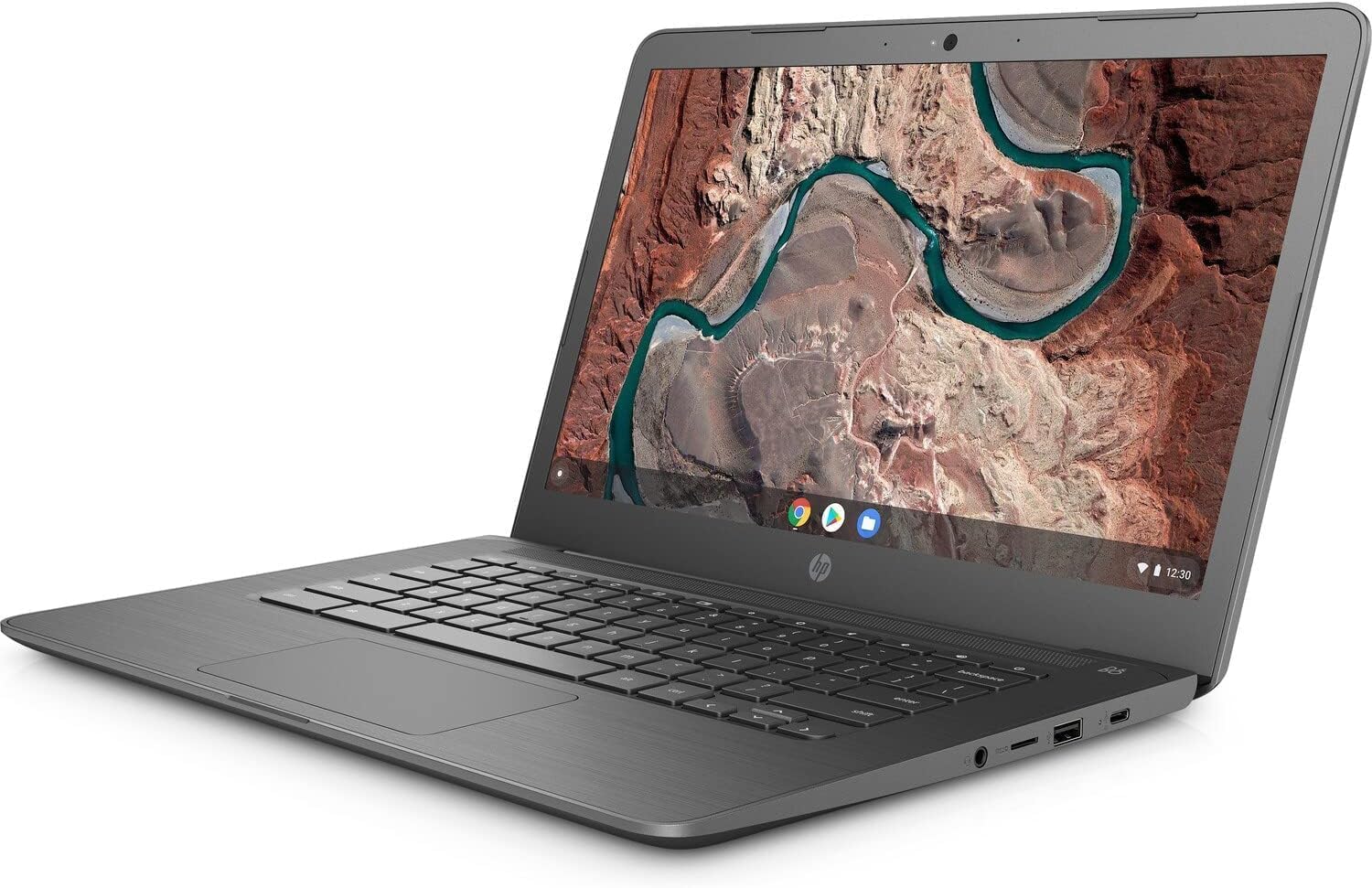 HP Newest 14inch Chromebook AMD Dual-Core A4-9120C Processor, 4GB DDR4 Memory, 32GB eMMC Storage, AMD Radeon R4 Graphics, Chrome OS-Gray(Renewed)