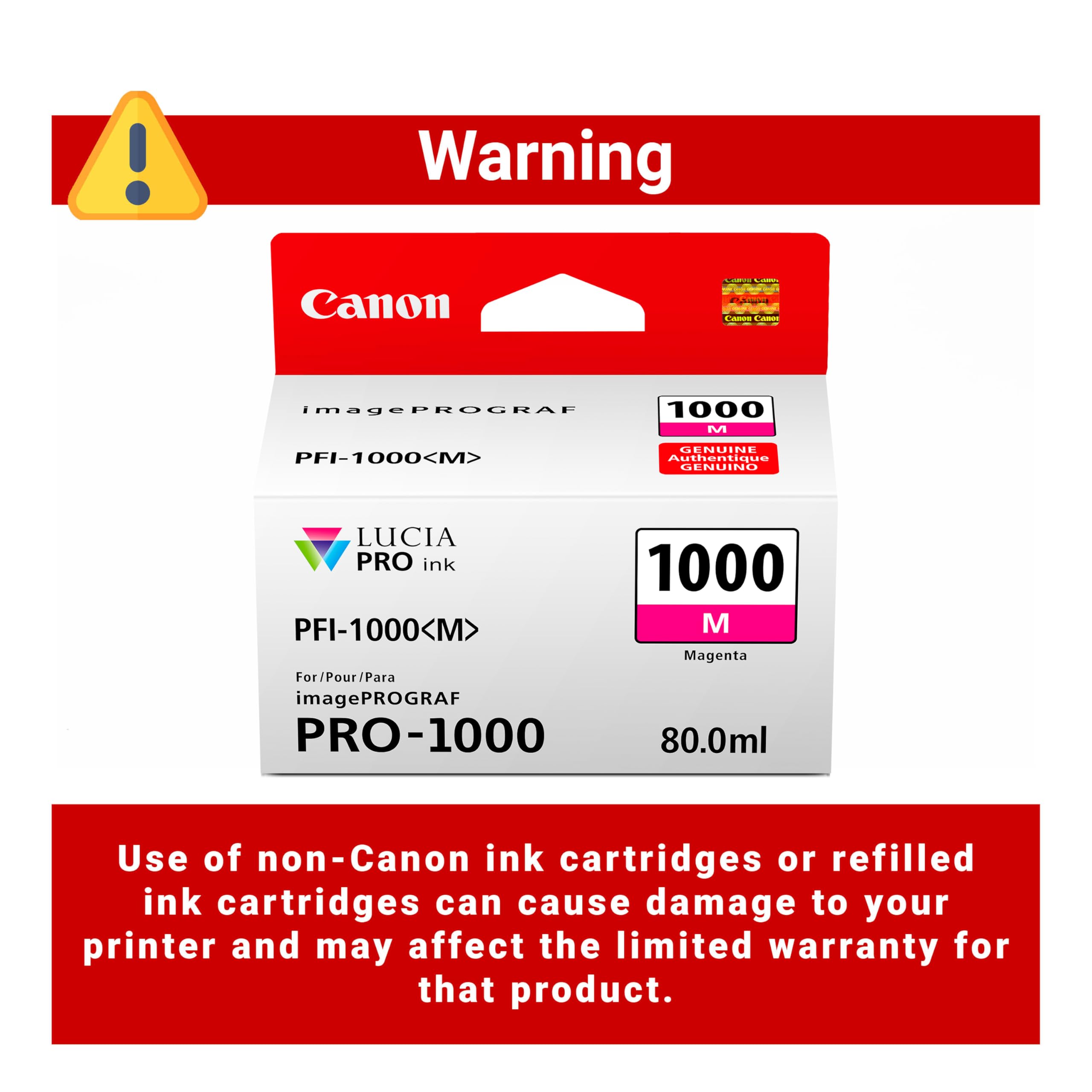 CanonInk Lucia PRO PFI-1000 Magenta Individual Ink Tank