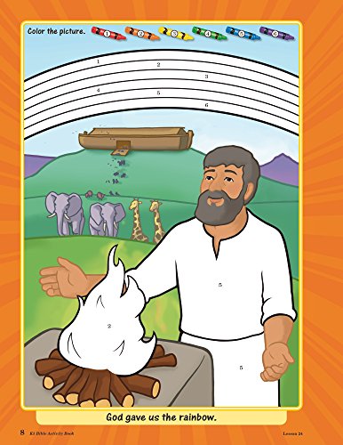 K5 Bible Activity Book - Abeka 5 Year Old Kindergarten Bible Coloring and Activity Book