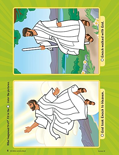 K5 Bible Activity Book - Abeka 5 Year Old Kindergarten Bible Coloring and Activity Book