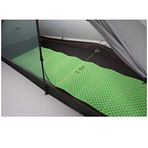 AyfeS Tent for Camping Automatic Pop Up Camping Tent 4 Person with 2 Door&2 Mesh Windows Waterproof Instant Tent for Family Hiking Large Space for Picnic Outdoors (Grey)