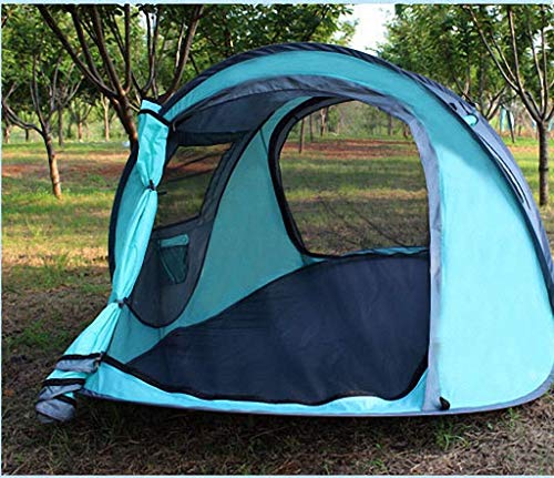 AyfeS Tent for Camping Camping Tent 4 with 2 Doors 2 Windows Automatic Pop Up Waterproof Instant Tent for Outdoor Hiking Large Space for Picnic Outdoors