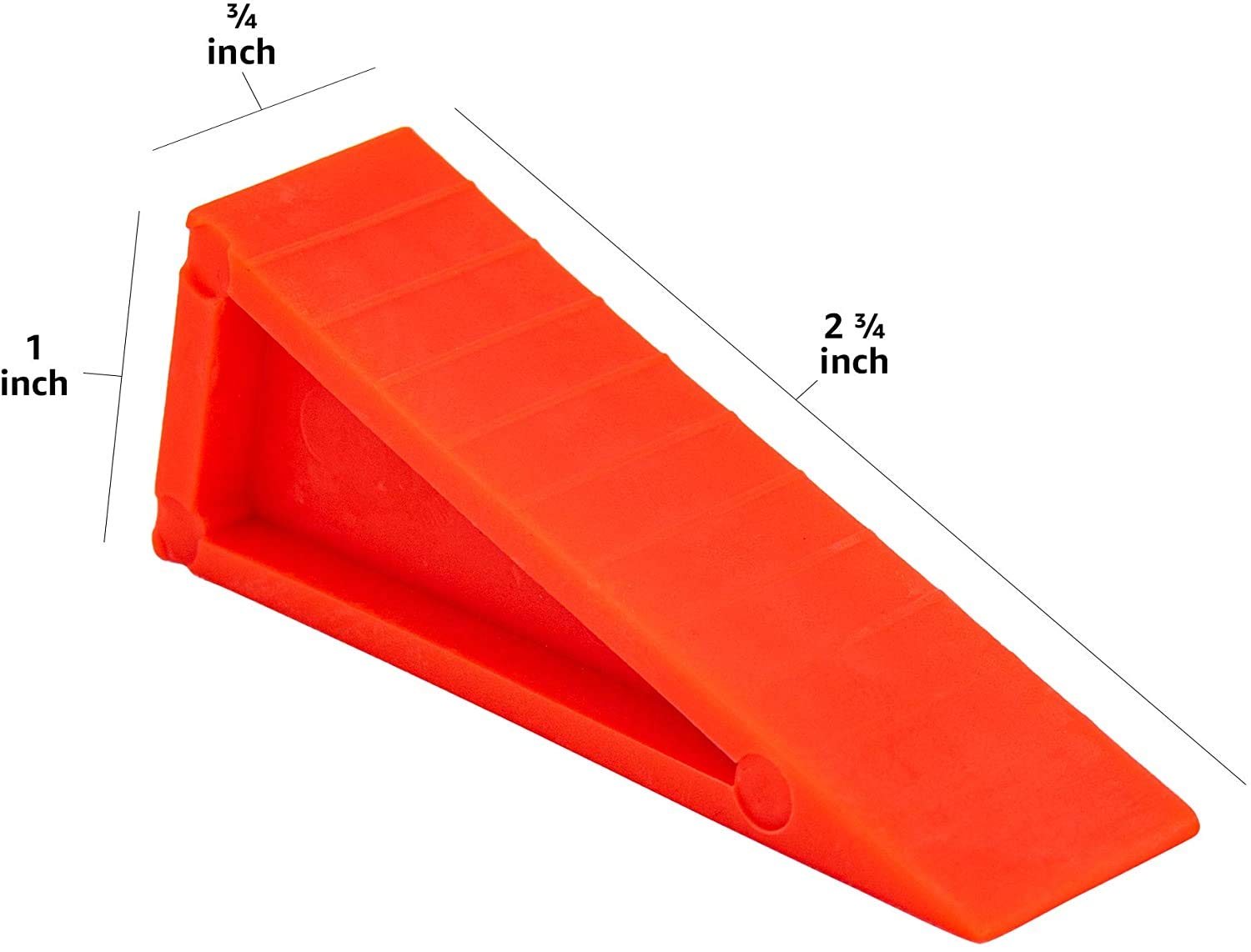 LINE2design Firefighter Door Stopper Safety Combo Wedge Pack Door Stop Loose Sprinkler Stops Safety Wedges Doors Opener (Pack of 4, Red)