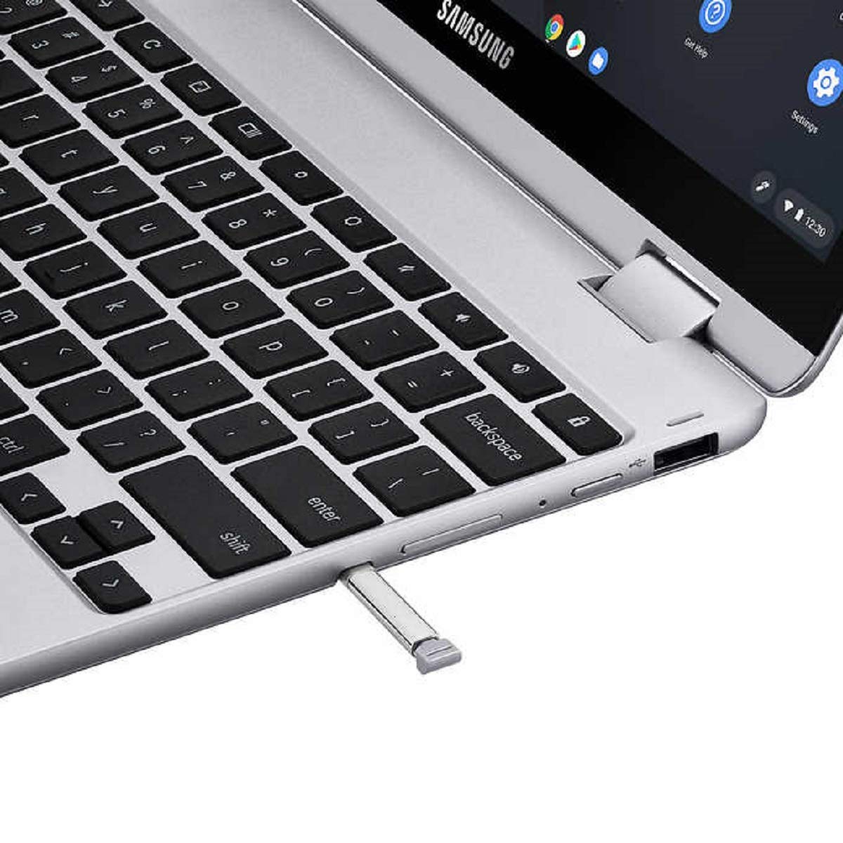 Samsung Electronics Chromebook 4 (2021 Model Without SD Slot) 11.6" Intel UHD Graphics 600, Intel Celeron Processor N4020, 4GB, 32GB, Wi-Fi - Platinum Titan (XE310XBA-KC1US) (Renewed)