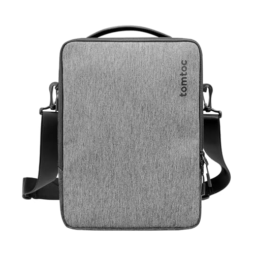 tomtoc 360 Protective Laptop Shoulder Bag for 16-inch MacBook Pro M4/M3/M2/M1 Pro/Max A3403 A3186 A2991 A2780 2024-2019, 15-inch MacBook Air M3/M2, Water-resistant Laptop Case for Dell XPS 15