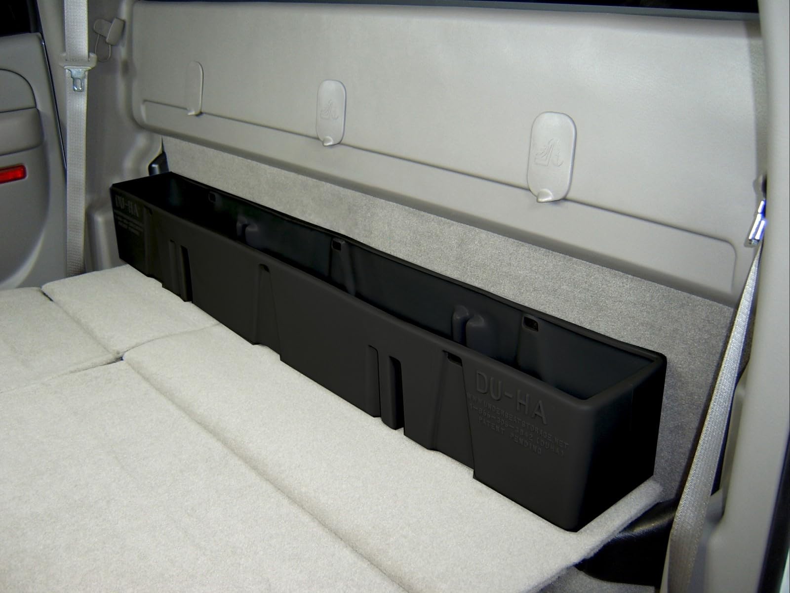 DU-HA Behind-the-Seat Storage Fits 00-07 Chevrolet/GMC Silverado/Sierra Heavy Duty Crew Cab, Black, Part #10013