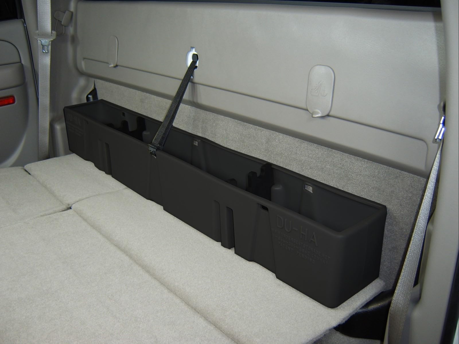 DU-HA Behind-the-Seat Storage Fits 00-07 Chevrolet/GMC Silverado/Sierra Heavy Duty Crew Cab, Black, Part #10013