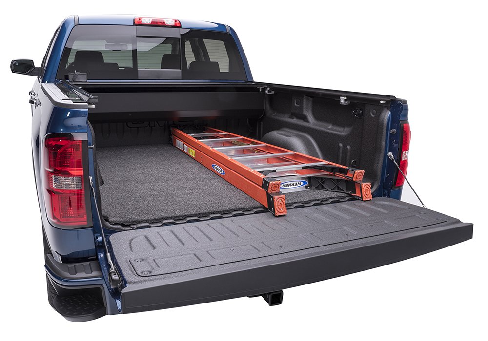 BedRug Bed Mat BMN05CCD fits 05-16 FRONTIER 5' BED for trucks with a drop-in style bedliner , Gray